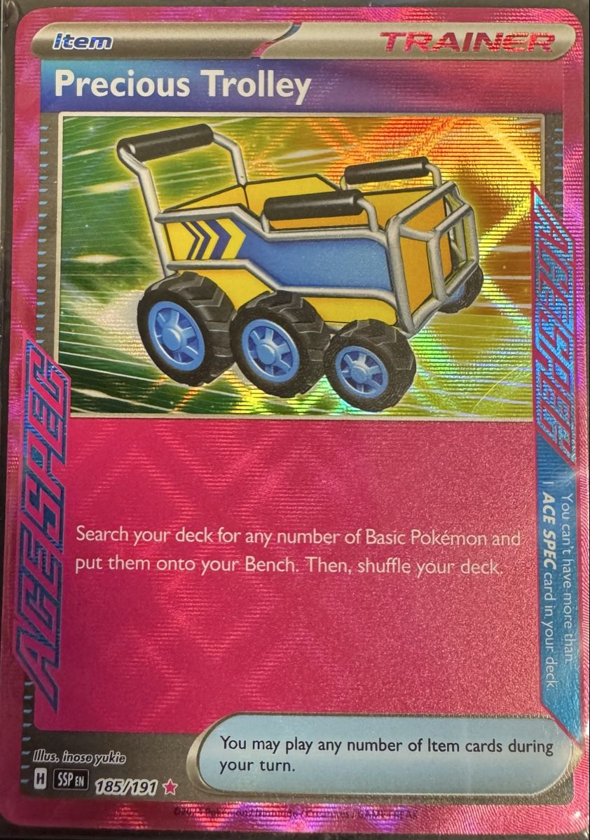 Precious Trolley 185/191 ACE SPEC Rare, Pokémon Karte (Neu (gemäss ...