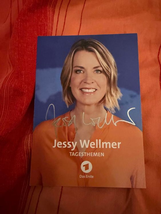 Jessy Wellmer Autogrammkarte signiert Das Erste 1 | Kaufen auf Ricardo