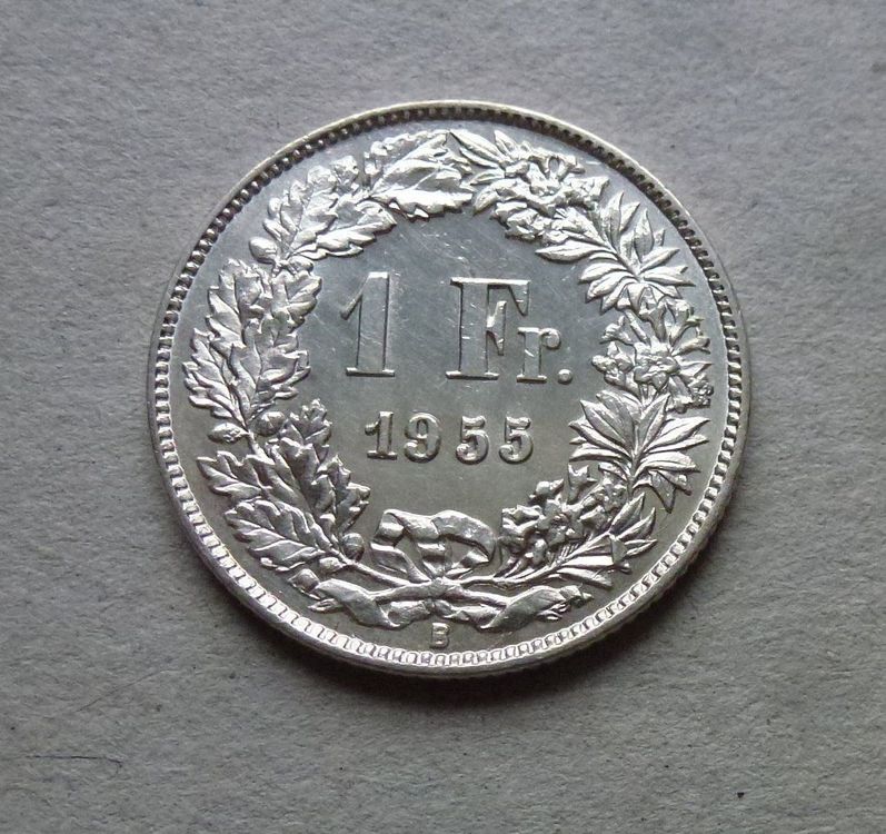 1.- Franken 1955, gute Erhaltung (Gebraucht) in Walkringen für CHF 39 – mit Lieferung auf ...