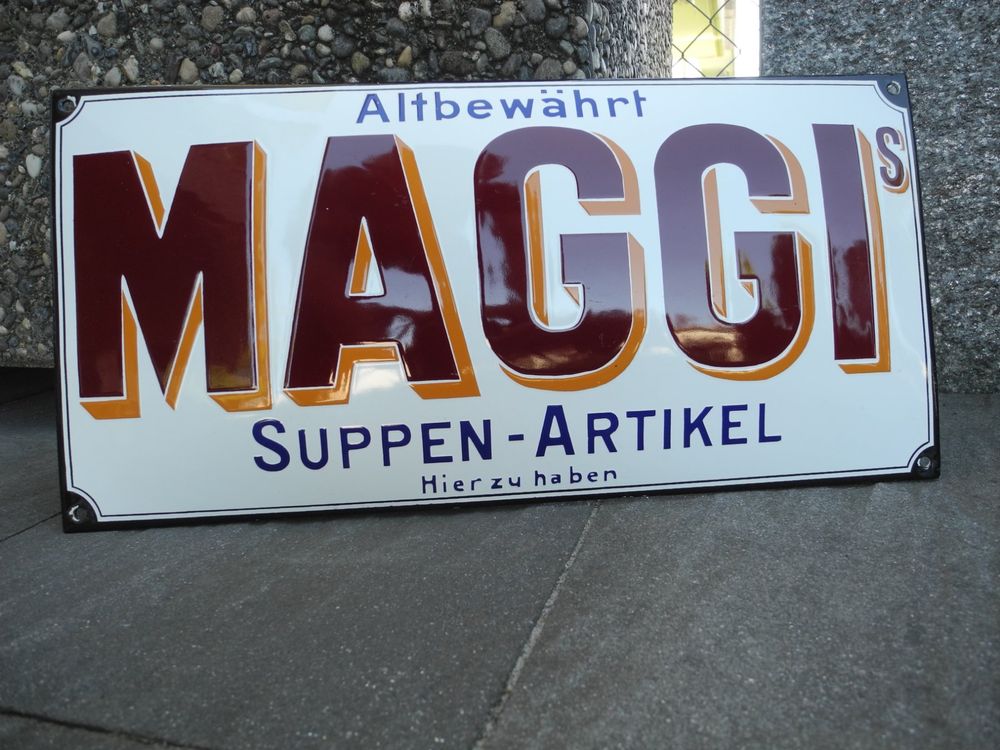 ORIGINAL MAGGI EMAILSCHILD (Gebraucht) in Reinach AG für CHF 119 – mit ...