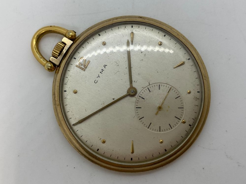 CYMA Taschenuhr 44mm läuft /// E660 | Kaufen auf Ricardo
