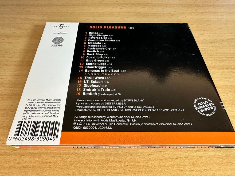 Yello – Solid Pleasure | Kaufen auf Ricardo