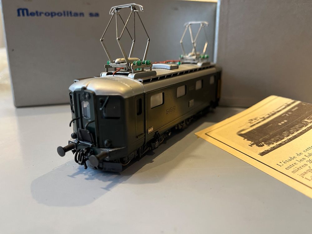 Metropolitan (Metrop) Re 4/4 Nr. 10020, Handarbeitsmodell (Neu (gemäss Beschreibung)) in Goldau ...