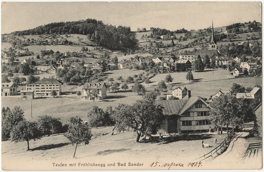 Teufen mit Fröhlichsegg und Bad Sonder - (1904) (Gebraucht) in ...