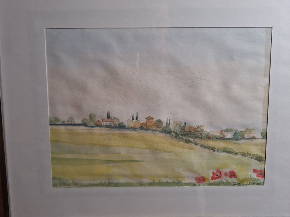 Joos Hutter Aquarell 1987, original, signiert, datiert Nr.2 (Gebraucht) in Appenzell für CHF 35 ...