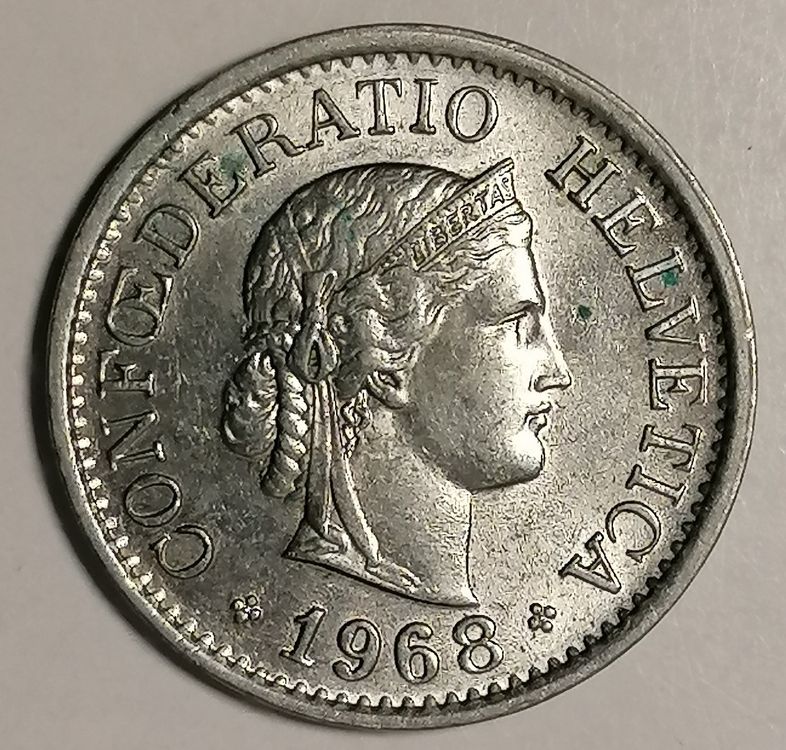 10 Rappen Schweiz 1968, 1969, 1970, 1972, 1973, 1974, 1975 (Gebraucht) in Stalden (Sarnen) für ...