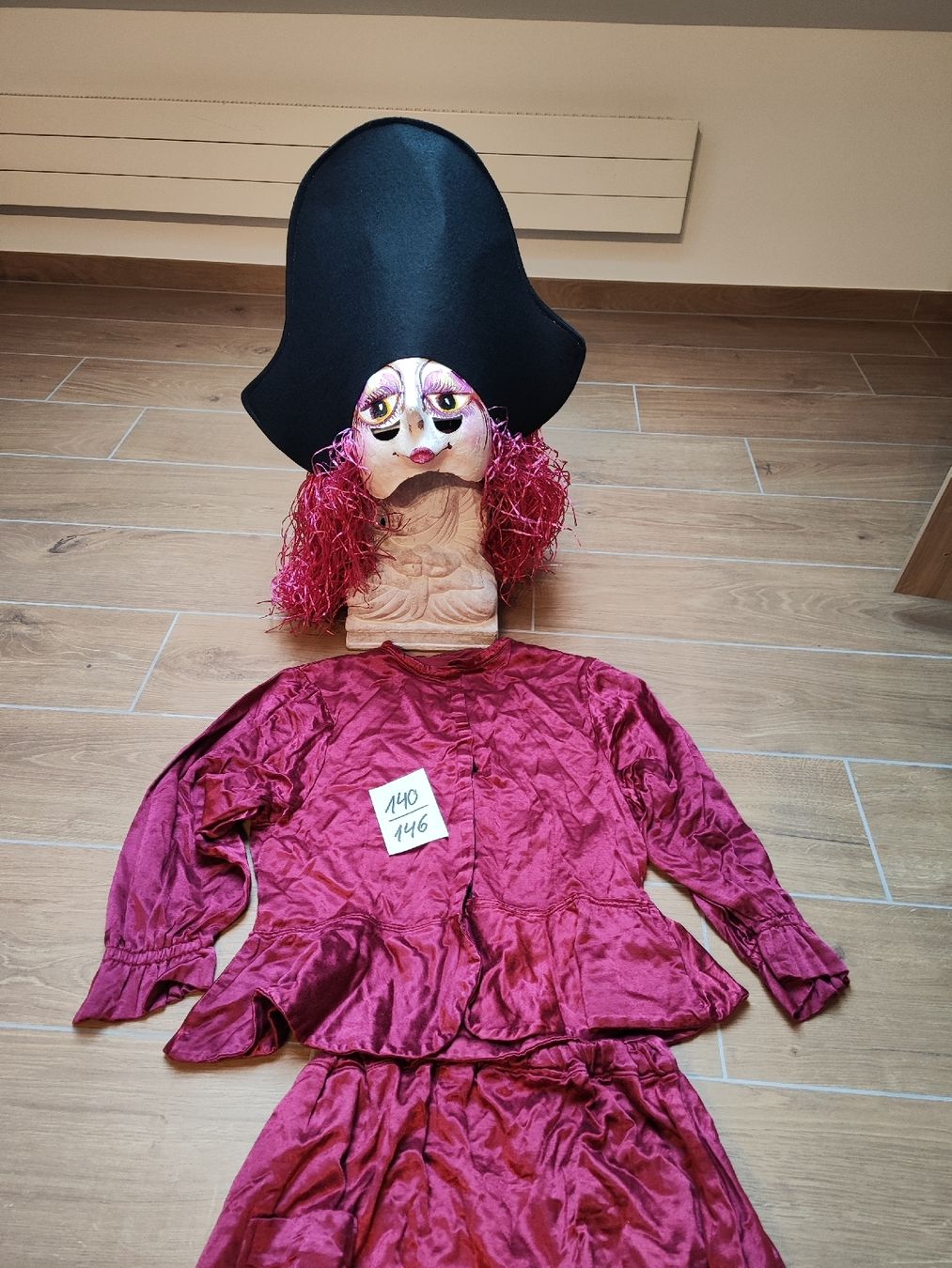 Harlekin Pierrot Fasnachtskostüm Grösse 140/146 Larve (Gebraucht) in ...