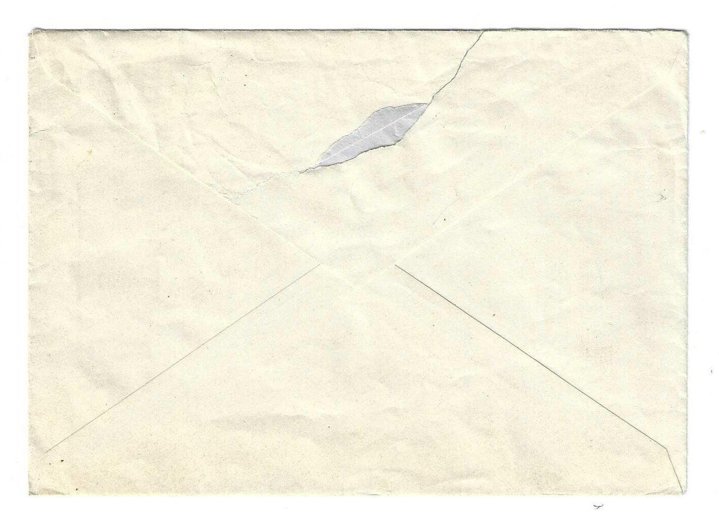 FLIEGER Nr. 15/2 ungezähnt auf Brief, 2 versch. Einh.-Stem. (Gebraucht ...