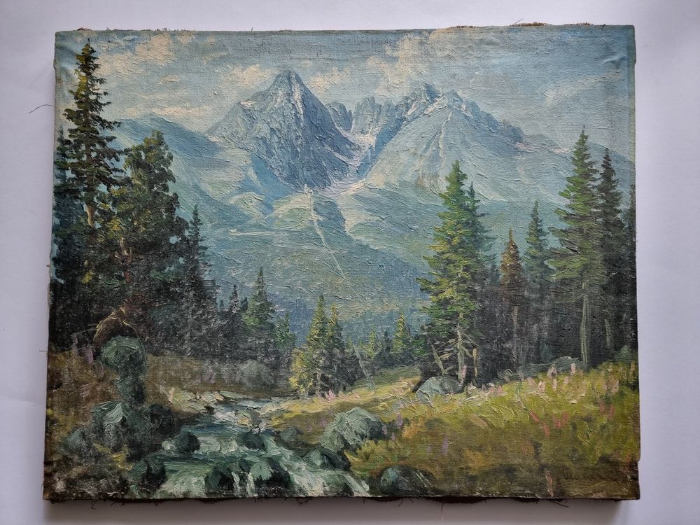 KÜNSTLER ? UNLESERLICH SIGNIERT OELGEMÄLDE 52X41CM (Gebraucht) in Gersau für CHF 65 – mit ...