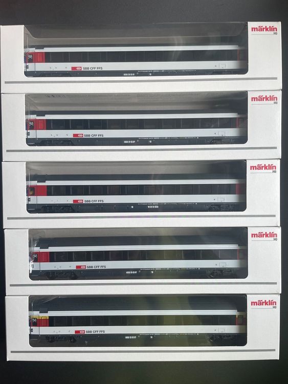 Märklin 43672 - InterCity Schnellzugwagen Set - SBB (Gebraucht) in Dornach für CHF 145 – mit ...