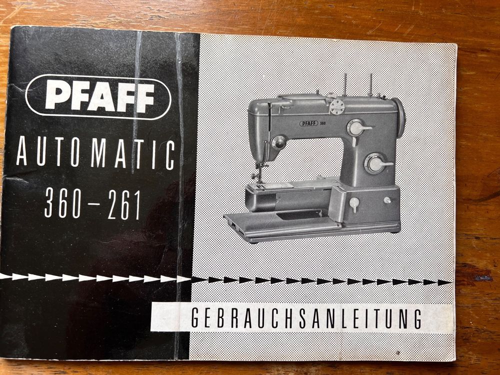 Pfaff Automatic 360-261 gebraucht mit Holzmöbel (Gebraucht) in Lostorf ...
