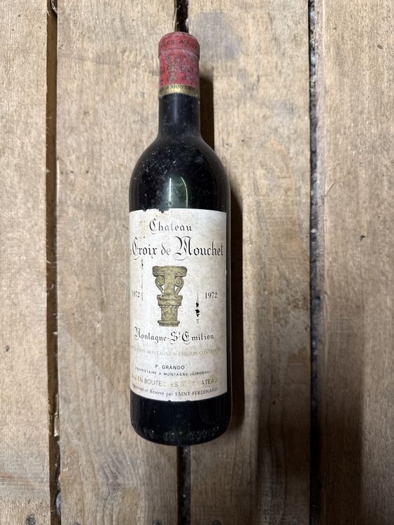 Chateau Croix de Mouchet 1972 Rotwein Jahrgangswein🍷 (Neu (gemäss ...