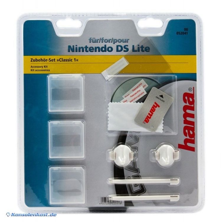 Hama Nintendo DS Lite - Zubehör-Set Classic 1 (Neu und originalverpackt ...