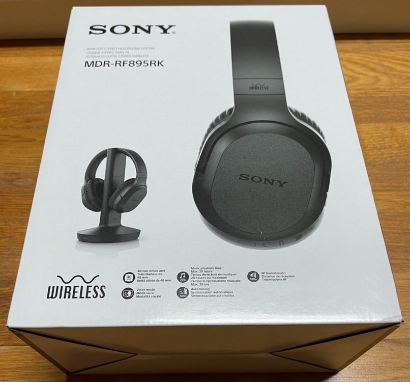 Sony Wireless Stereo Headphone System MDR-RF895RK (Neu (gemäss ...