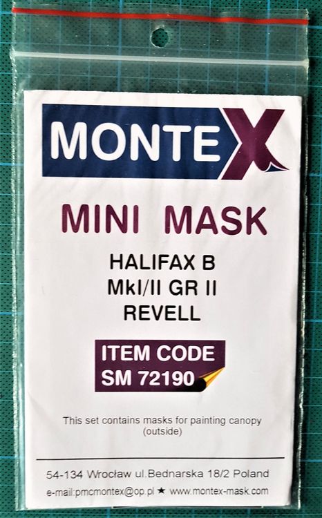 MONTEX Mini Mask, für Revell HALIFAX B Mk. I/II M 1:72 | Kaufen auf Ricardo
