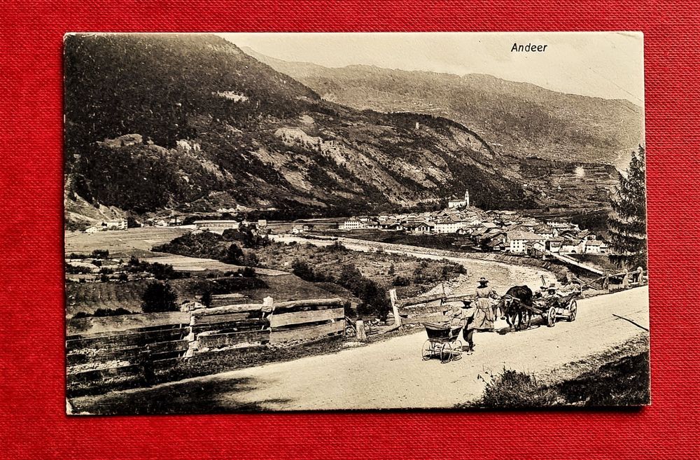 Andeer - Bäuerin mit Kinder im Ochsenkarren (Gebraucht) in Rothrist für ...