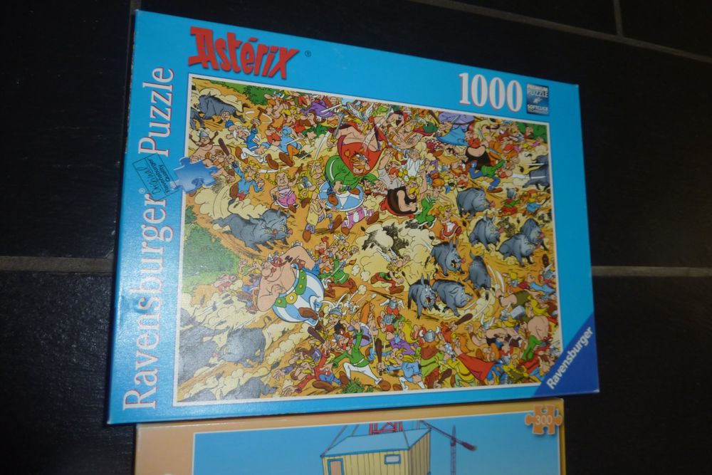 Puzzle,Globi,300,Baustelle,Astérix 1000,Wildschwein,komplett | Kaufen ...