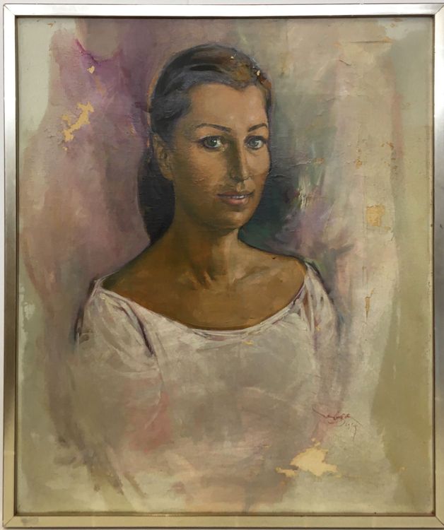 Sambodja(1931) Frauenportrait Gemälde (Gebraucht) in Root für CHF 50 ...