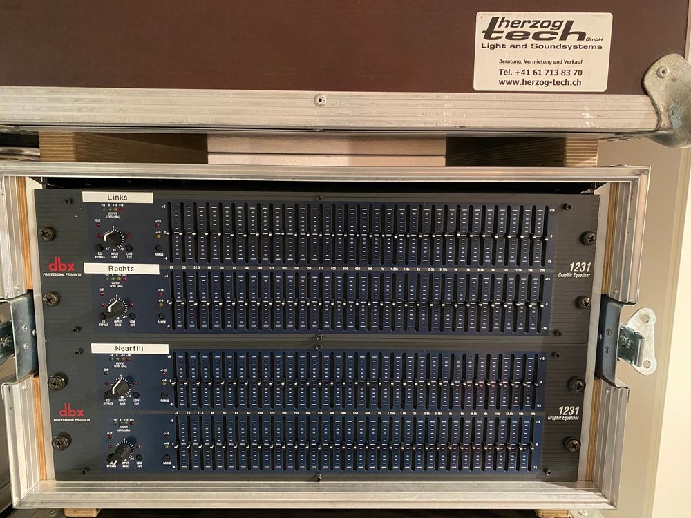 2x EQ Equalizer dbx 1231, Studio Shure, Sennheiser, AKG, JBL (Gebraucht ...