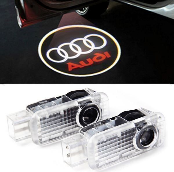 2x Audi LOGO LED Beamer Q3 Q5 Q7 A3 A4 | Kaufen auf Ricardo