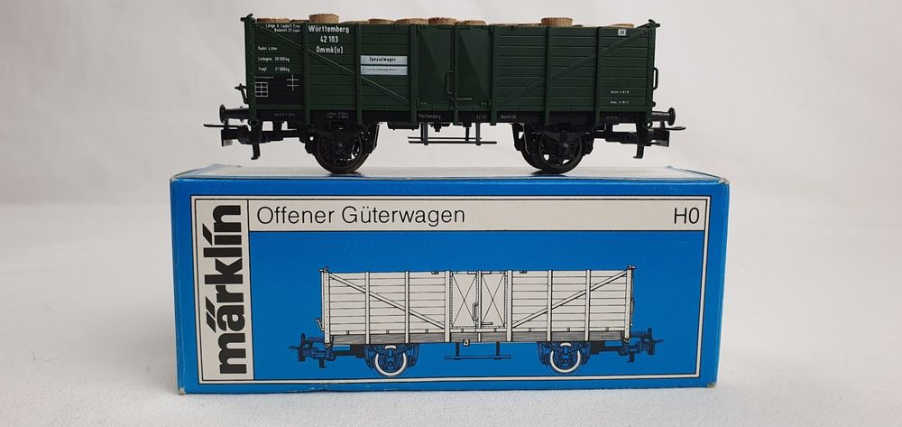 Märklin 4795 K.W.St.E. Offener Güterwagen 1989 - 92 OVP | Kaufen auf ...