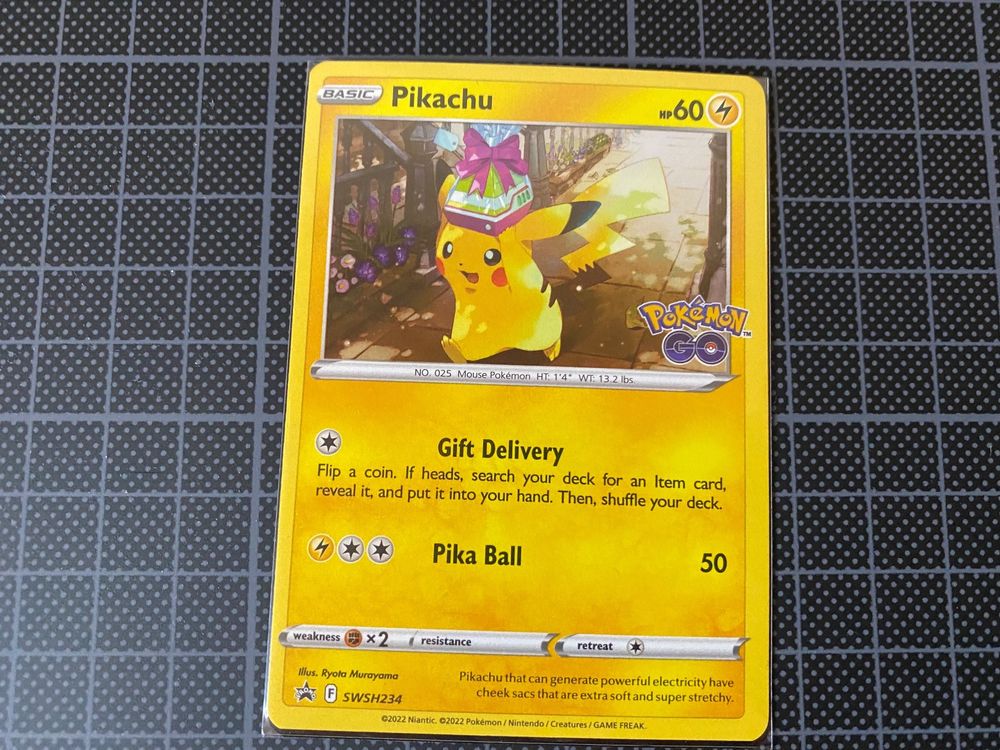 Carte Pokémon: Pikachu pogo/Pokémon go promo anglais | Kaufen auf Ricardo
