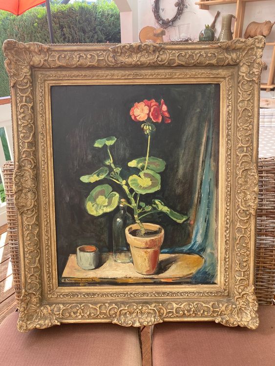 Tolles altes Stilleben-Ölgemälde, Albert Neuenschwander | Kaufen auf ...