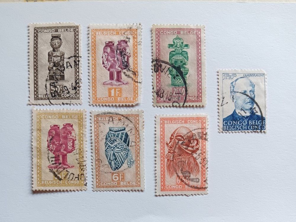 7 Briefmarken BELGISCH KONGO | Kaufen auf Ricardo