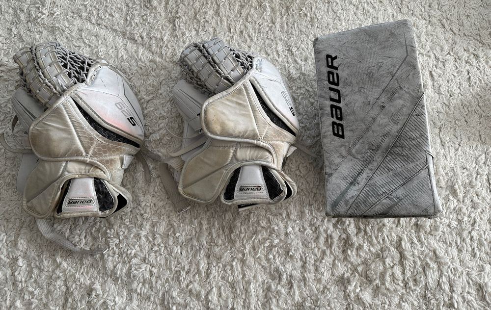 Eishockey Goalie Fanghand u. Stockhand Bauer Supreme S29 FR (Gebraucht ...