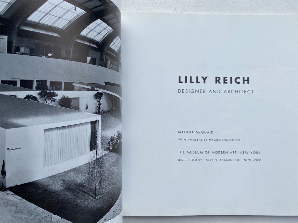 LILLY REICH - Mies van der Rohe - DESIGN - ARCHITEKTUR (Gebraucht) in ...