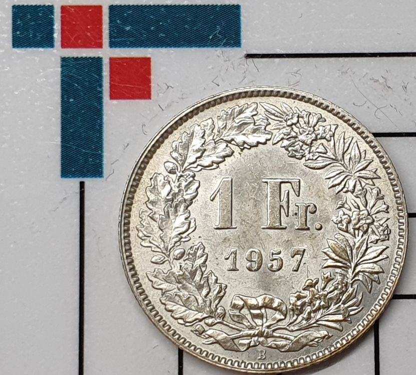 1 Fr. 1957 Silber | Kaufen auf Ricardo