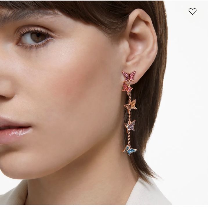 Swarovski Lilia Drop-Ohrhänger Schmetterling, Lang | Kaufen auf Ricardo