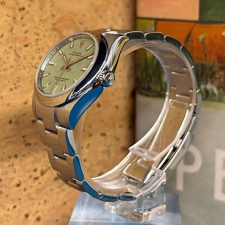 Rolex Oyster Perpetual "Pistachio" 31mm 277200 2025 (D'occasion) à ...