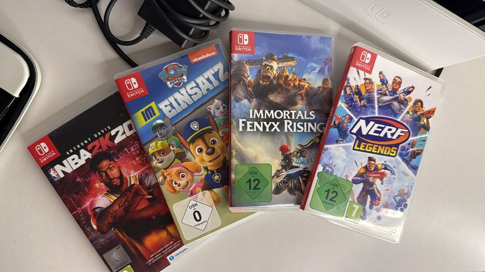 Nintendo Switch OLED - White - Plus 4 Games Bundle! 💥💥 (Gebraucht) in ...