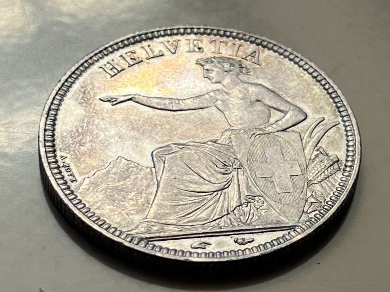 5 Franken 1851, f. Unzirkuliert!!! (Gebraucht) in Tägerwilen für CHF ...