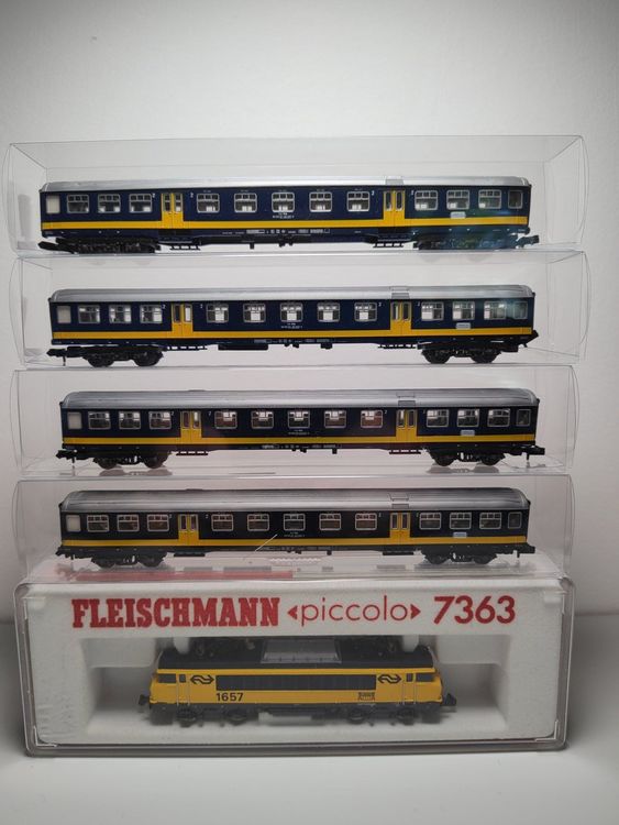 FLEISCHMANN 7363 Nederlandse Spoorwegen Set (Lok und 4 Wag.) | Kaufen ...