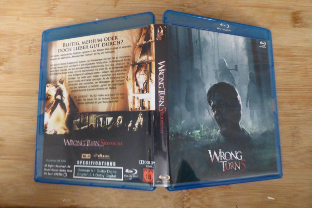 Bluray Wrong Turn 5 unrated (Gebraucht) in Allschwil für CHF 9.9 – mit ...