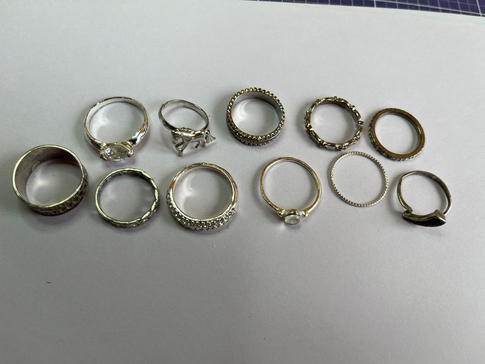 11 Ringe ohne Stempel | Kaufen auf Ricardo