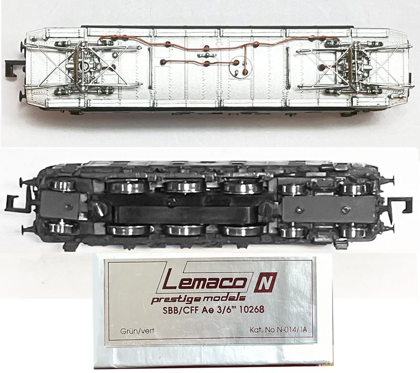 Locomotive Lemaco N-014/1° CFF Ae 3/6 III No. 10268, vert / (Gebraucht ...