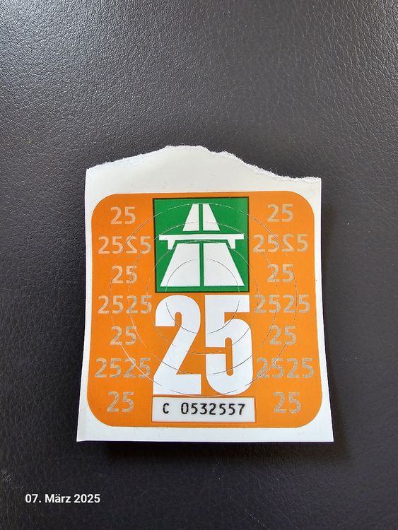 Autobahnvignette 2025 ungebraucht (Neu und originalverpackt) in Rickenbach SO für CHF 35 – mit ...