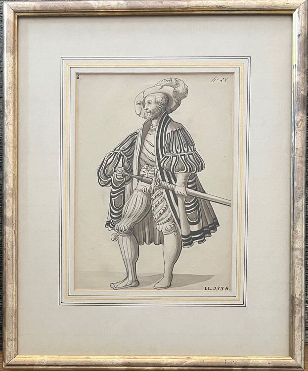 Antike Aquarell von eine Baslermann (Gebraucht) in Root für CHF 15 – mit Lieferung auf Ricardo ...