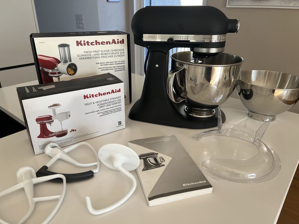 KitchenAid Artisan matt schwarz, 4.8 l, 175 PS (Neu (gemäss ...