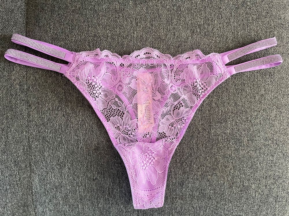 Victorias Secret Double Shine Strap Lace Thong M New Kaufen Auf Ricardo