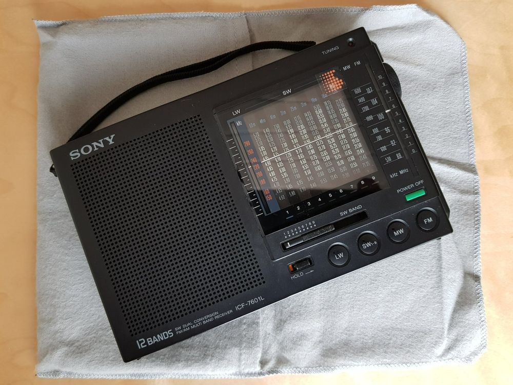 SONY SW Dual Conversion FM/AM Multi Band Receiver ICF-7601L (D'occasion ...