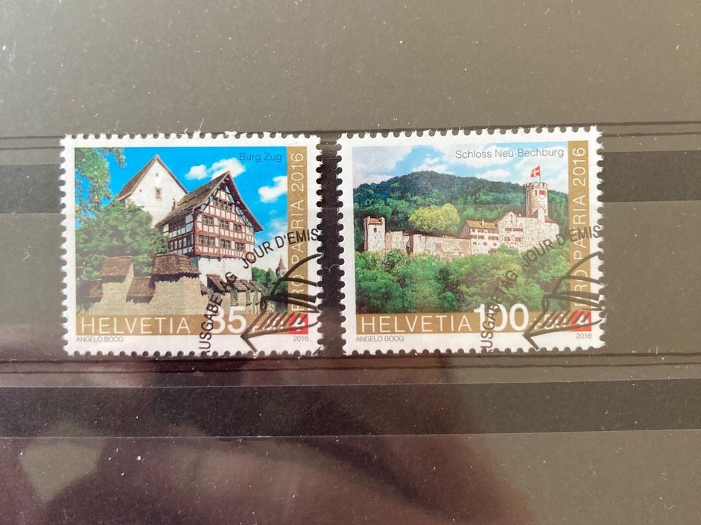 2016 Pro Patria Série Oblitérée ET (Gebraucht) in Sottens für CHF 2 – mit Lieferung auf Ricardo ...