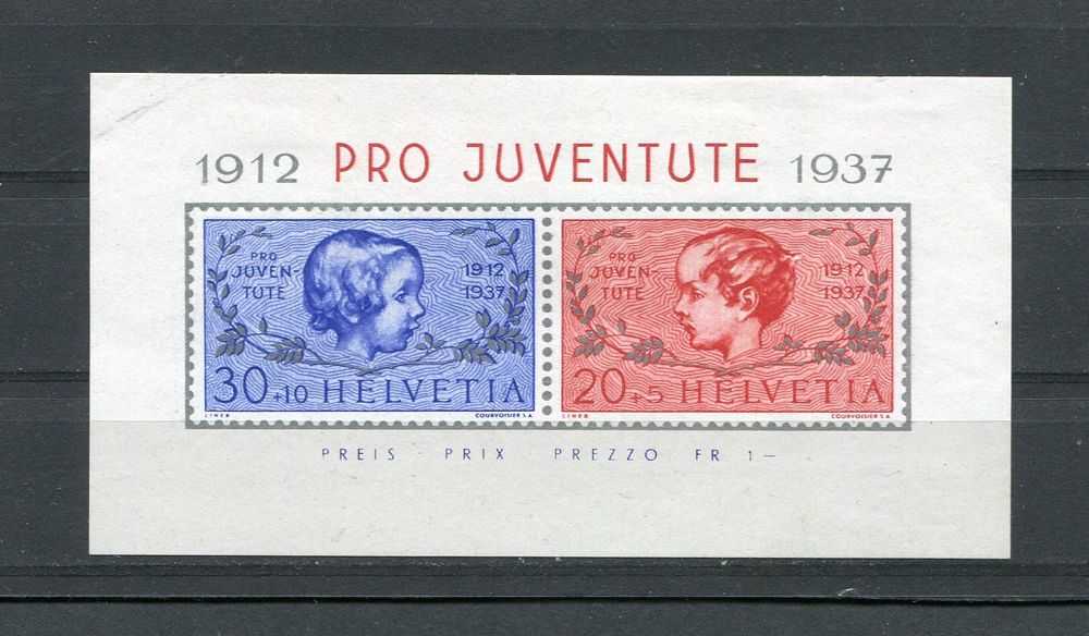 Bloc Pro Juventus 1937 Neuf , voir Photos (Neu (gemäss Beschreibung)) in Stilli für CHF 0.6 ...