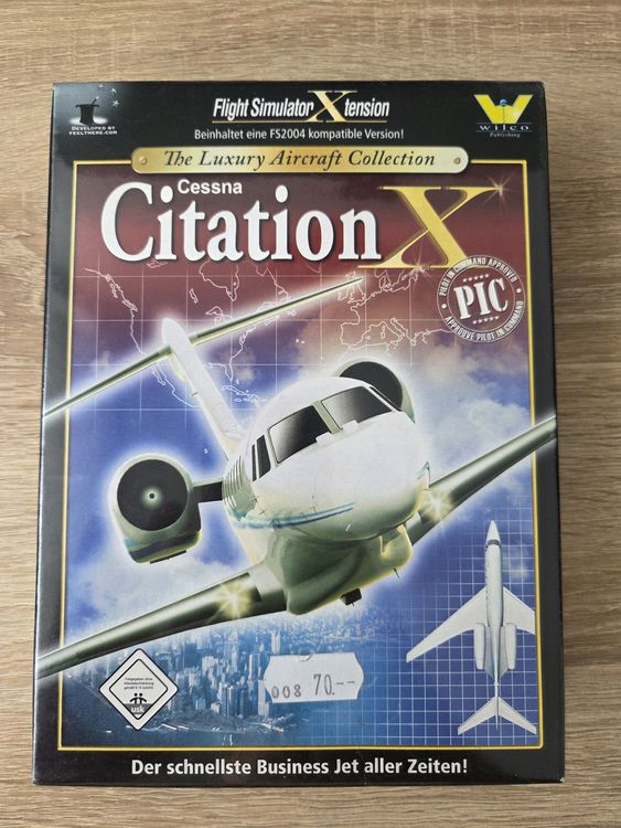 Cessna Citation X for Flight Simulator X - RARE - PC - NEW (Neu und ...