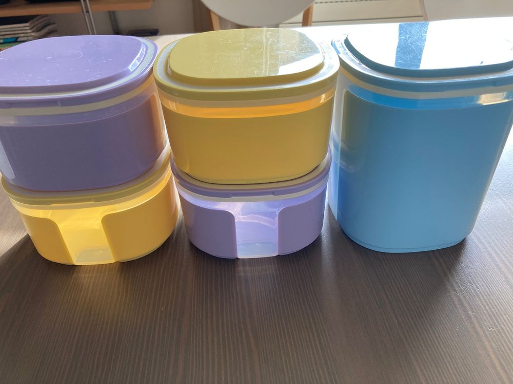 5 neuwertige Tupperware Aufbewahrungs-Boxen | Kaufen auf Ricardo