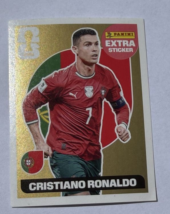 Panini WM 2026 Extra Sticker: Gold Cristiano Ronaldo (Neuf (Voir ...