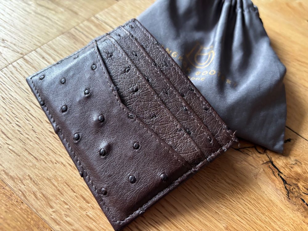 Original Bangkok Bootery Cardholder V Cards Wallet (Ostrich) (Neu ...